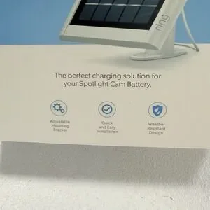 Ring | Other | Ring Spotlight Cam Solar Panel V4 Barrel Plug Connector ...